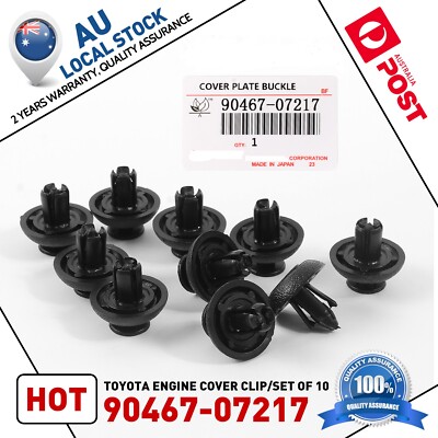 For Toyota radiator cover clip Plastic trim clip Engine cover clip ...