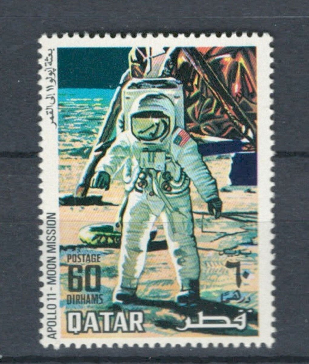 Apollo Moon Stamp