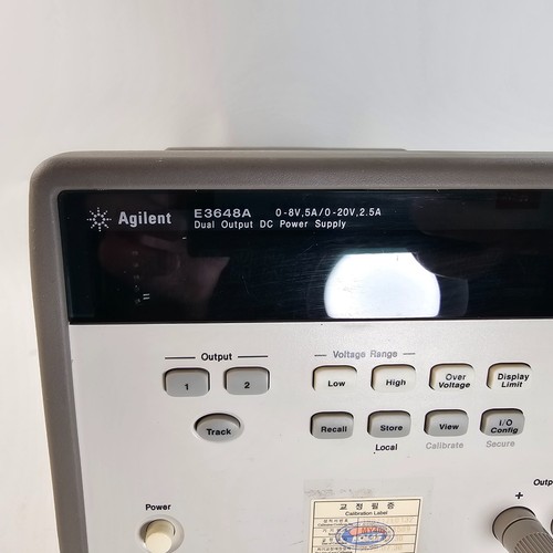 Agilent E3648A Dual Output DC Power Supply 0-8V,5A/0-20V,2.5A - Tested ...