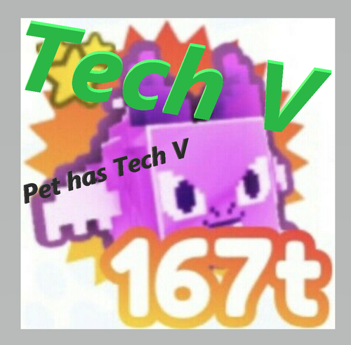 Dark Matter DM Pixel Demon Tech V Enchant Pet Sim Simulator X PSX ...