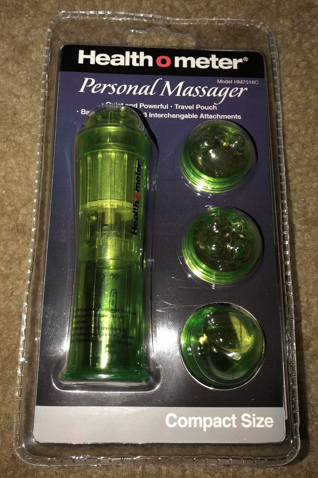 Set of 9 Health O Meter Battery Compact Personal Massage Travel Pouch 3 ...