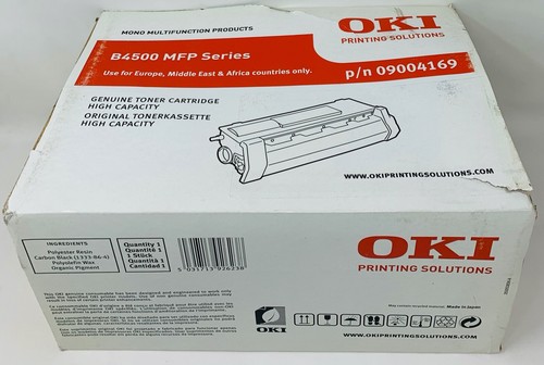 OKI 09004169 Toner Original Noir Pour OKI B4500 MFP Série (12.000 Pg ...