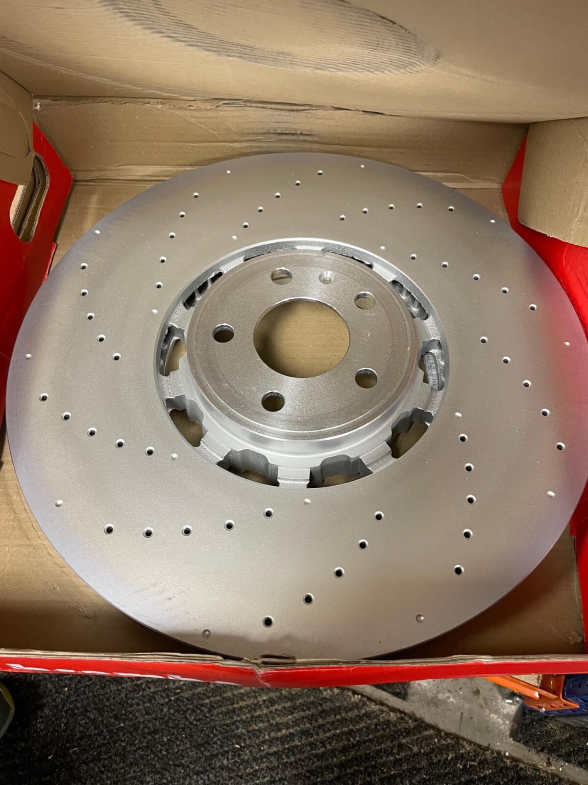 AUDI RS6 RS7 C8 2019ON 2 FRONT GENUINE BREMBO BRAKE DISCS 420x40mm 09 ...