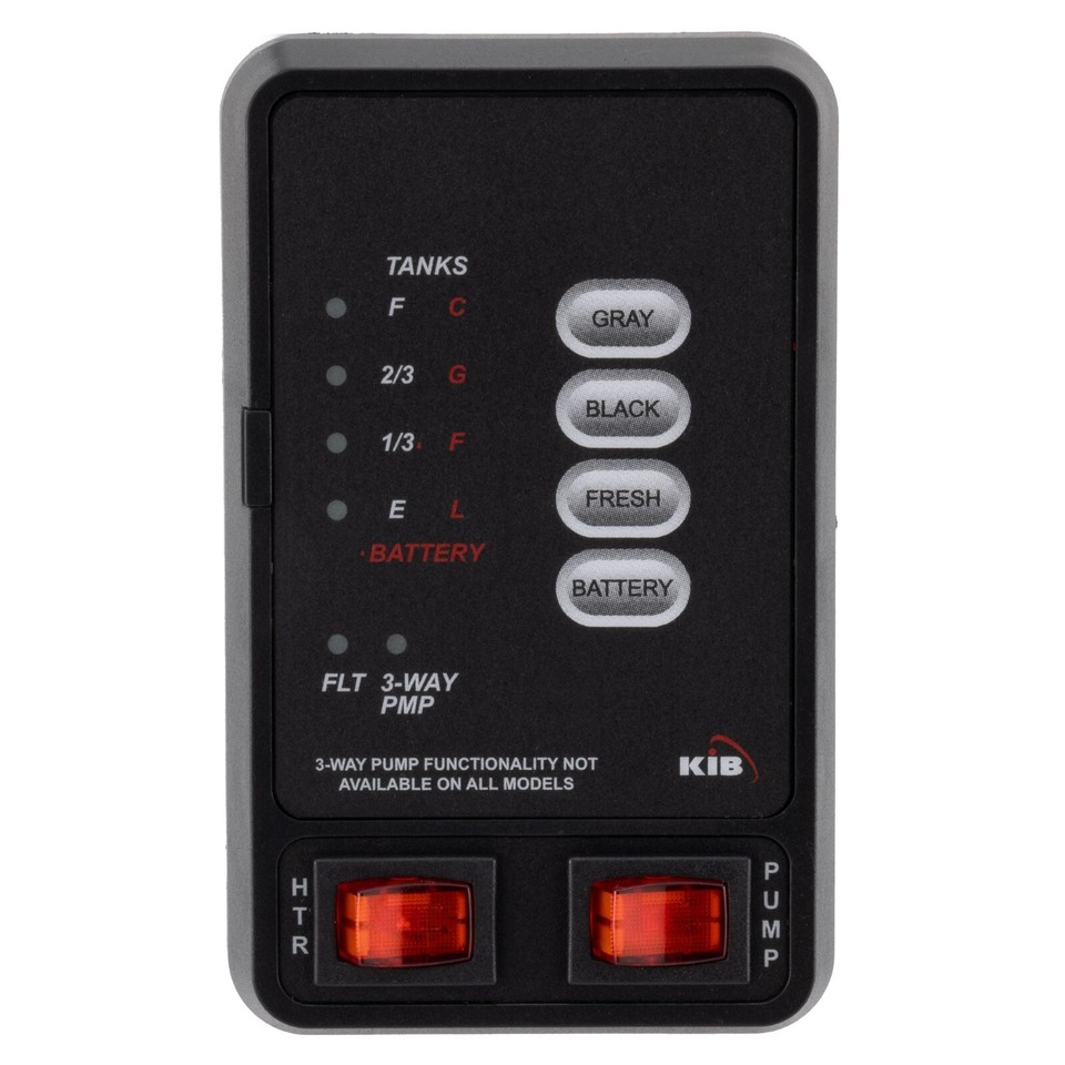 RecPro RV KIB Tank Sensor Panel | Monitor Black Gray Fresh Water | Wire ...