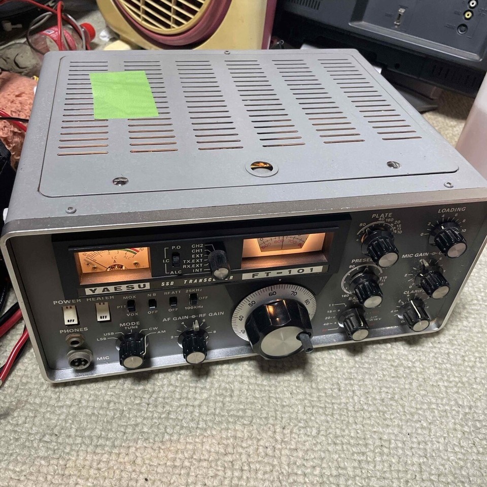 YAESU FT-101 Transceiver with Crystal, Vintage, SSB/CW Modes, Amateur ...