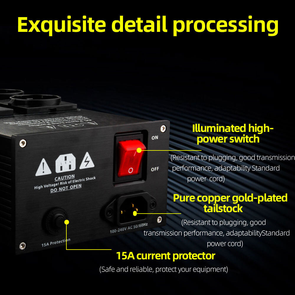 HiFi Power Filter Eu Plug Power Noise Filter Amplifier Power ...