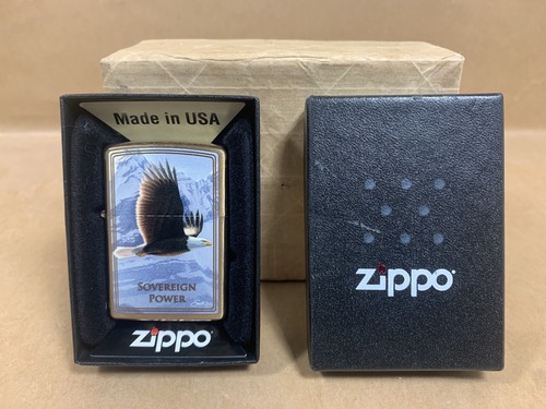 Rare Zippo Lighter - Genuine Sovereign Power Eagle Collectors Item ...