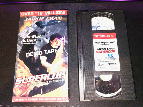 Supercop (VHS, 1997) Jackie Chan DEMO Video Tape Rare 786936025576| eBay