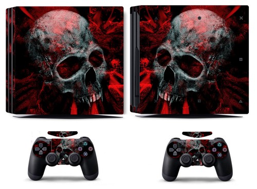 Skull 251 Vinyl Skin Sticker Cover for Sony PS4 Pro PlayStation 4 Pro ...