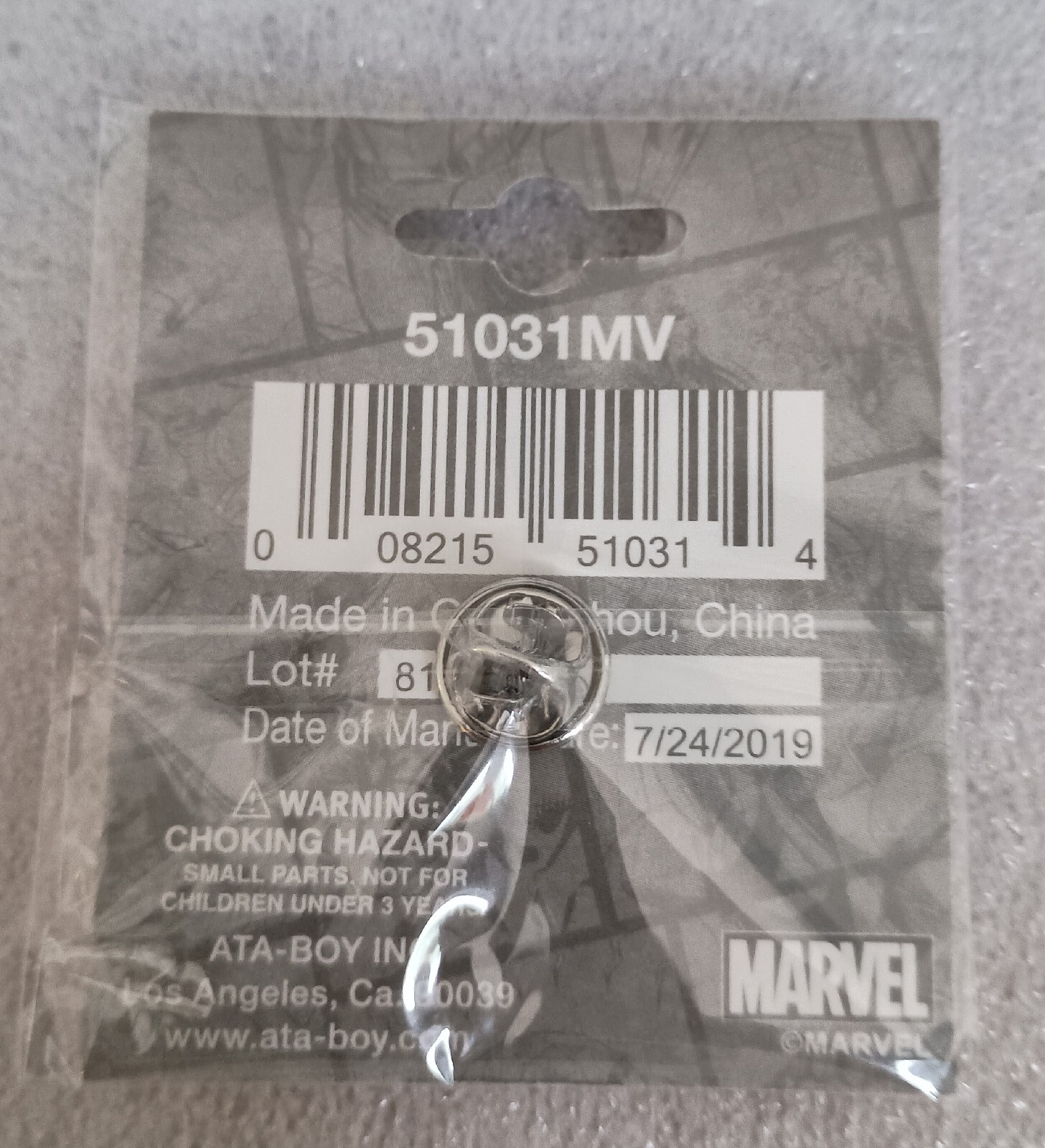 Marvel Comics Captain America Enamel Pin New NOS MOC 2017 Lapel Hat | eBay