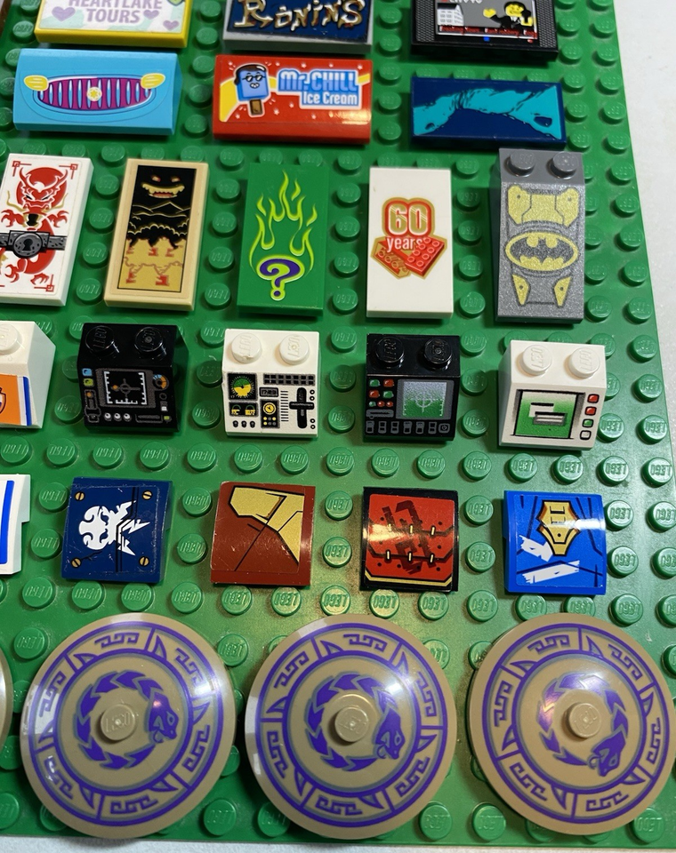 Genuine Lego Parts sticker/printed tiles & bricks ***STOCK CLEARANCE ...