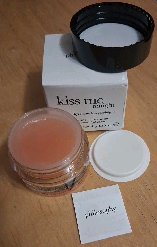 Philosophy Kiss Me Tonight Moisturizing Lip Treatment Balm New In Box ...