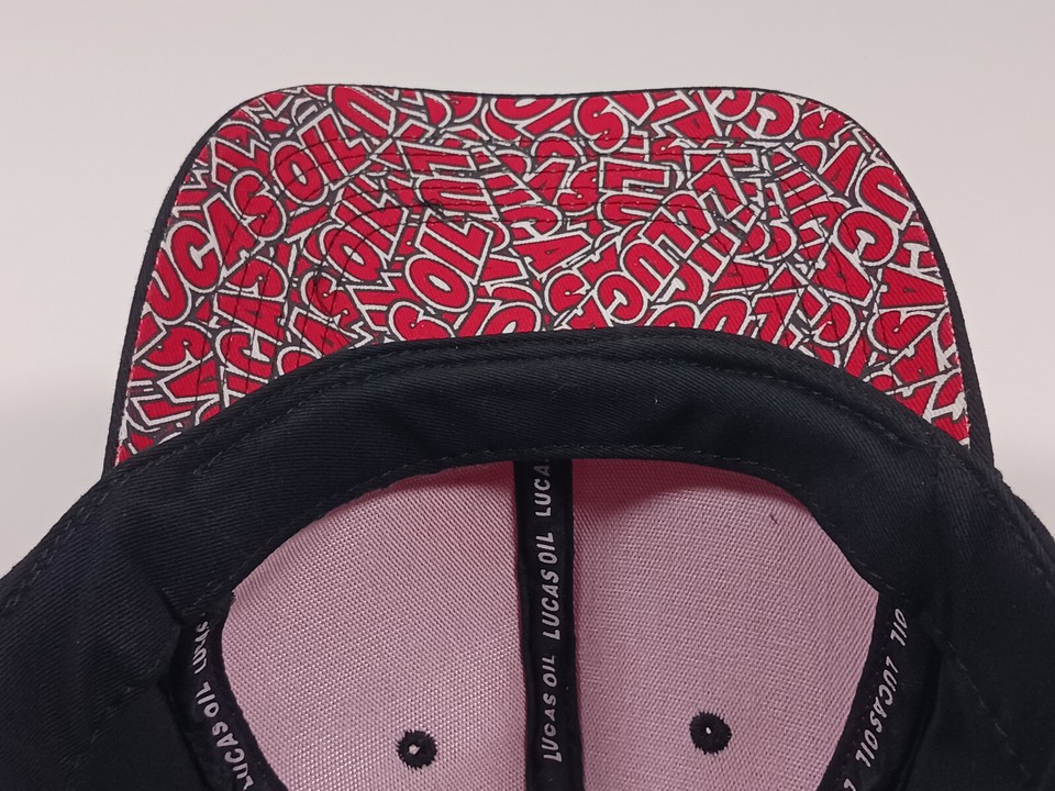 Lucas Oil Apparel Sprint Car POWRi Midget Racing Snapback Hat Cap Red ...