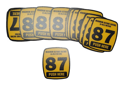 Wayne 888460-001-003 Ovation 87 octane decal, package of 25 | eBay