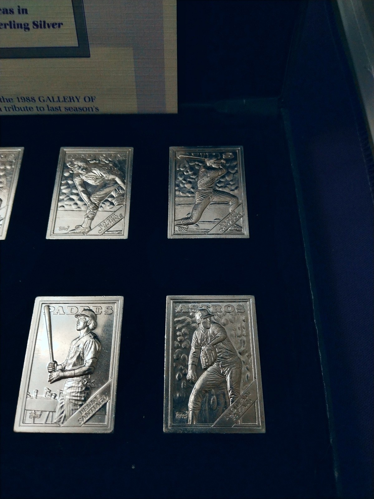 1988 Topps Gallery Of Champions Aluminum Baseball Card Complete Set of ...