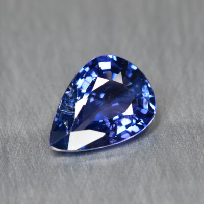 0.89Ct Pear, Resplendent Transparent Gemstone Unheated Blue Spinel | eBay