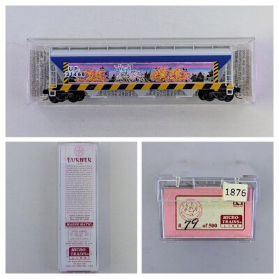 Micro-Trains N Scale Graffiti Collector Series Car #9 - Burner #79 of ...