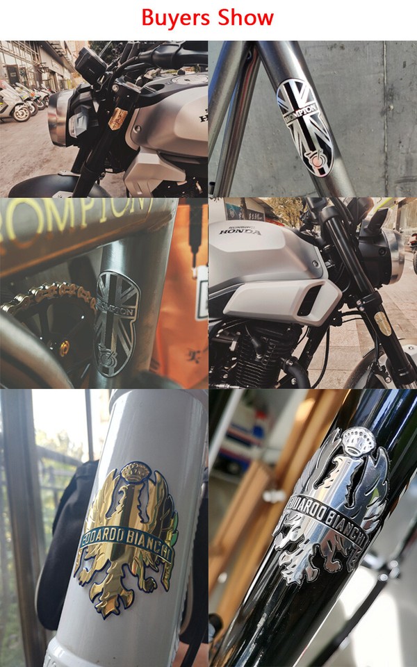 Mongoose Vintage classic Bike Head Badge Aluminum Decals Stickers For ...