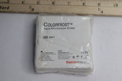 Colorfrost Plus Aqua Microscope Slides 4441 | eBay