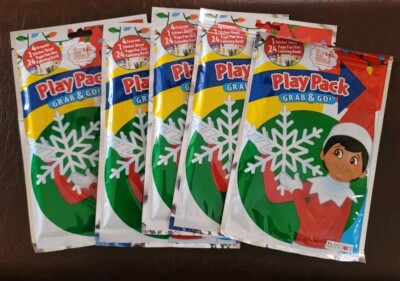 5 Packs Elf on the Shelf PlayPack Grab & Go! Color Book Crayons ...
