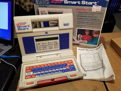Vintage VTech Talking Super Smart Start Computer (1992) w/box & Tested ...