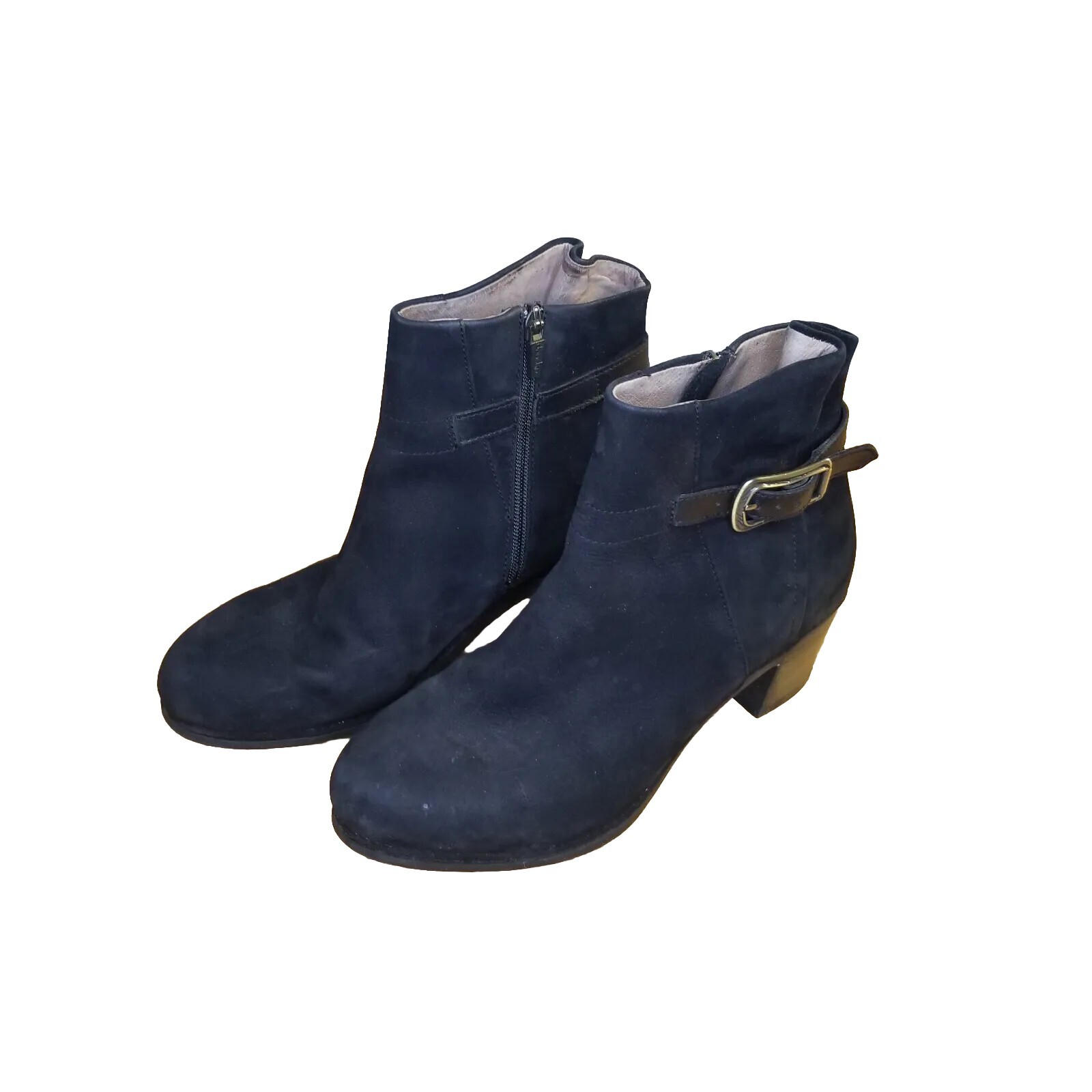 Dansko Hartley Boot Women's Size 9 EUR 40 Black Nubuck Side Zipper ...