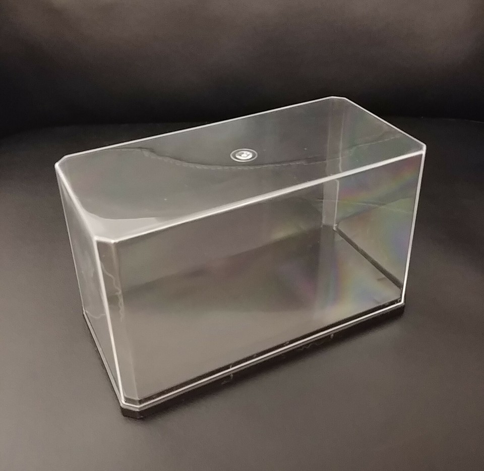 Mini Display Case with Base Clear Show Box for collectibles | eBay