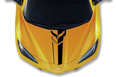 Corvette Jake Racing Hood Racing Stripes Decal Fits Chevy Corvette C8 ...