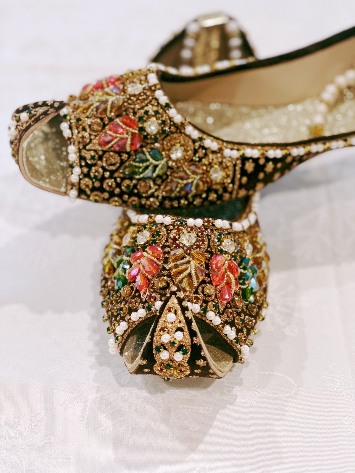 khussa shoes With Payel women Pakistani Panjabi Indian Footwear SZ 5,7 ...