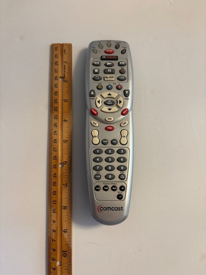 Retro Vintage Comcast Xfinity On Demand Remote Control Silver | eBay