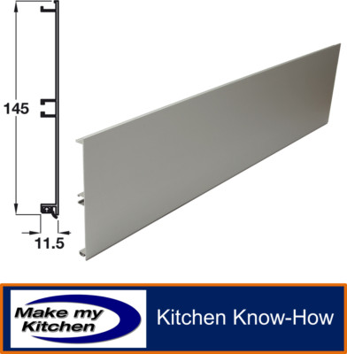 Aluminium Silver Anodised Kitchen Plinth 3mtr - & Accessories | eBay UK