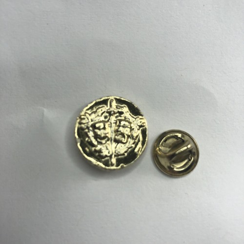 Gold Chenille (? ACADEMIC ?) Letter Jacket Pin High School Letterman ...