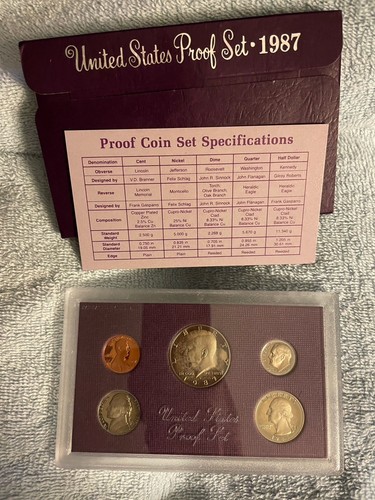 1987 U.S. Special Proof Set (SMS) 5 Coin Set in OGP | eBay