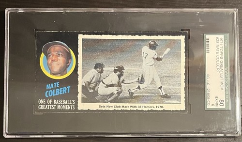 1971 Topps Greatest Moments NATE COLBERT #28 SGC 6 Padres | eBay
