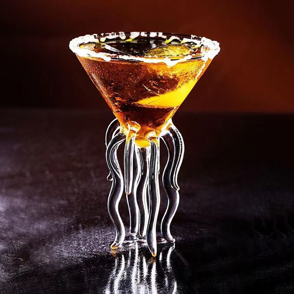 Cocktail Glass Goblet Exquisite Octopus Glass Wine Cups Drinking Cups ...