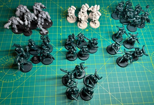 Dark Angels Deathwing Army - Warhammer 40k & Phobos Kill Team - Primed ...