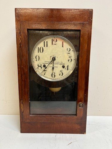 Antique Cincinnati Time Recorder Company - Movement by Seth Thomas ...