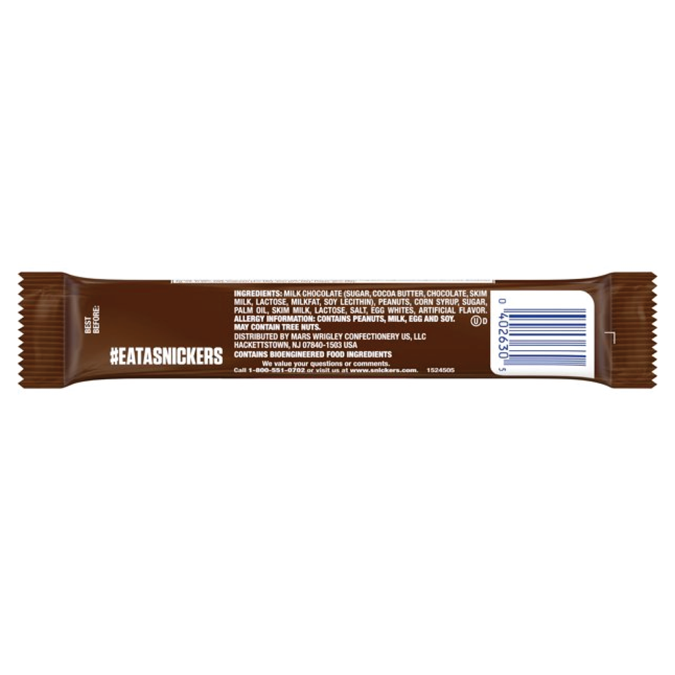 5x Packs Snickers Original Chocolate King Size Candy Bars | 2 Bars Per ...