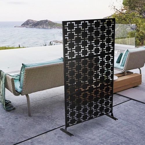 1 Panel Room Divider Screen Room Divider Panel Hollow Out Privacy Metal ...