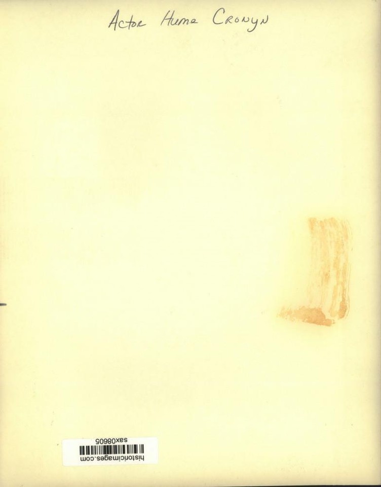 Press Photo Actor Hume Cronyn - sax08605 | eBay