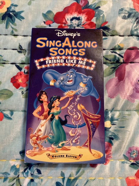Disney sing along songs friend like me vhs - koolfeti