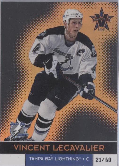 2000-01 Pacific Vanguard - Vincent Lecavalier #90 Holographic Gold /60 ...
