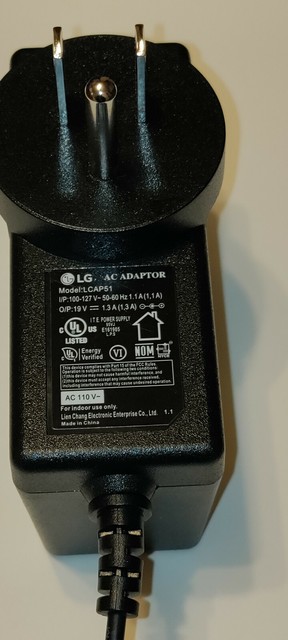 LG LCAP51 AC Adapter 19v 1.3a for sale online | eBay