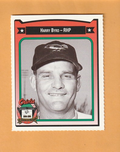 Harry Byrd Baltimore Orioles 1991 Crown #67 Darlington South Carolina ...
