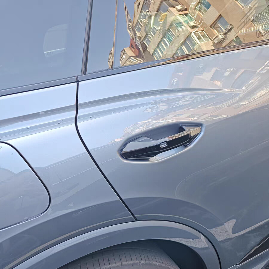 Glossy Black ABS Door Handle Cover Trim Keyless Entry For Audi Q4 e ...