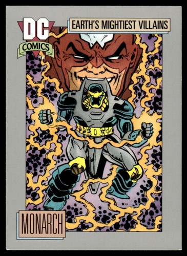 1992 Impel DC Comics Cosmic MONARCH #100 Earth's Mightiest Villans ...