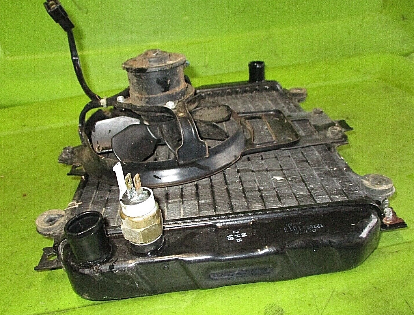 2006 Ninja ex 500 500R ex500 ex500R Radiator Engine motor Coolant Fan ...