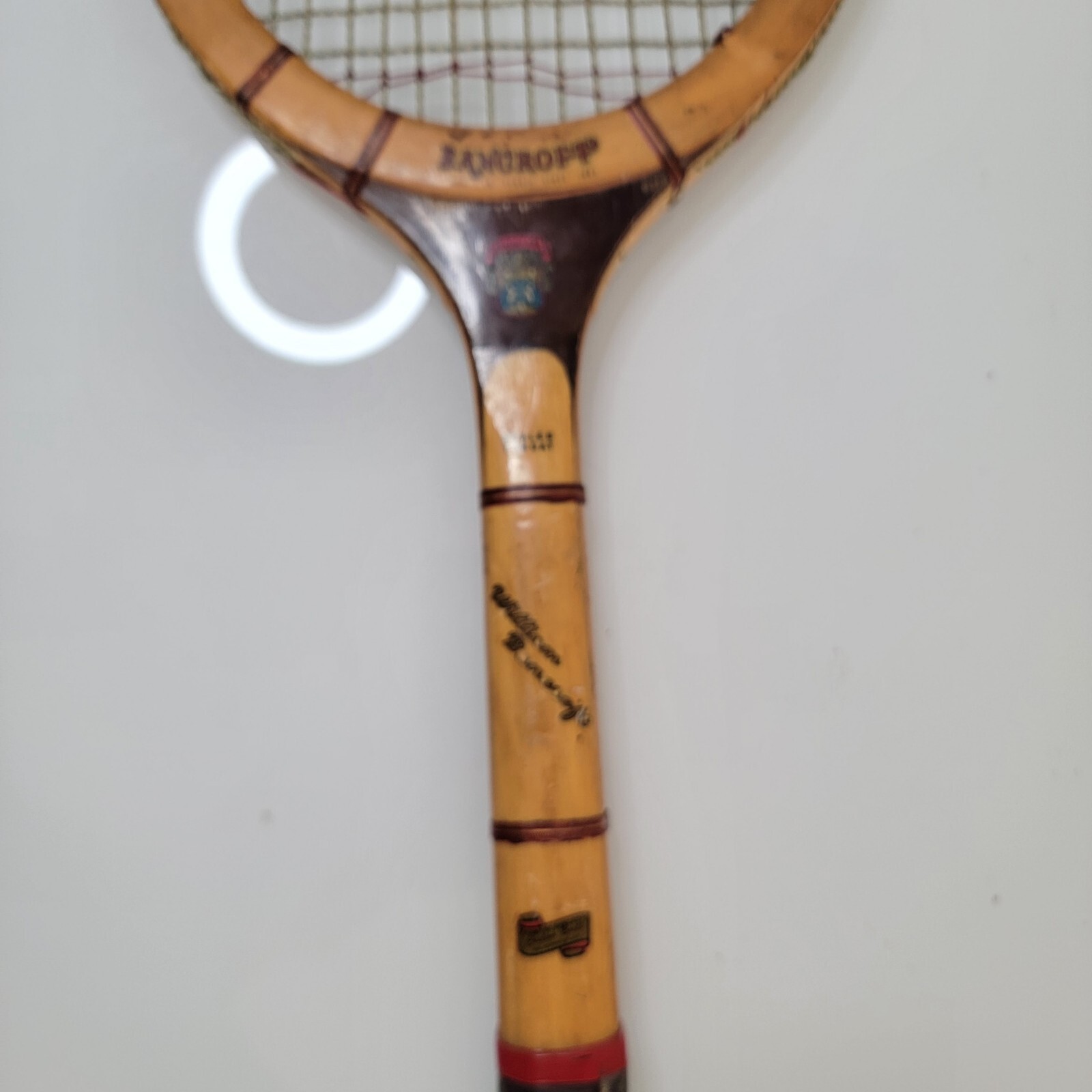 VINTAGE WILLIAM BANCROFT WOOD TENNIS RACKET NICE! | eBay