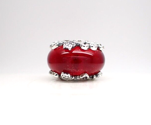 Authentic Pandora #793597C00 Christmas Magic Red Murano Glass Charm | eBay