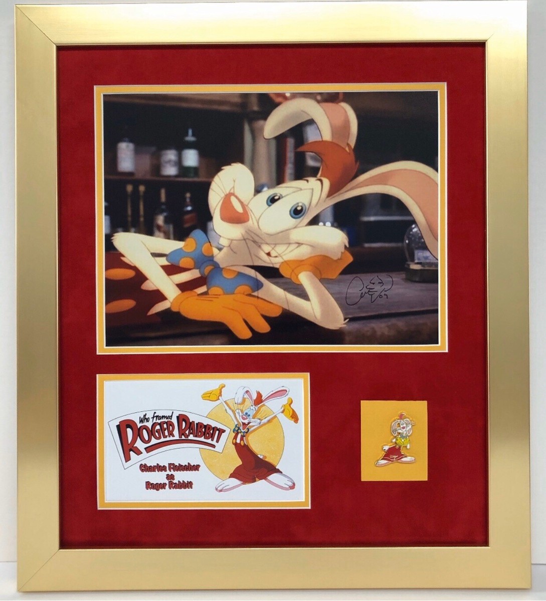 Charles Fleischer Roger Rabbit Autograph Who Framed Roger Rabbit?"